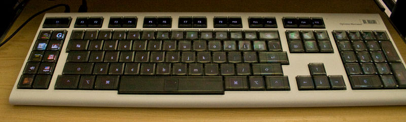 สุดเจ๋ง...Optimus Maximus Keyboard คีย์บอร์ดมีจอภาพในตัว!